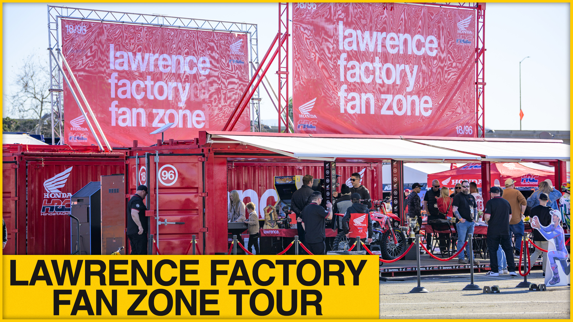Lawrence Factory Fan Zone Tour | Supercross - Motocross Videos - Vital MX