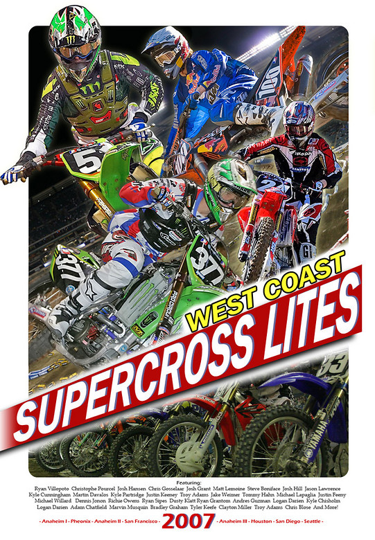 Supercross Lites Poster - motoxistence - Motocross Pictures - Vital MX