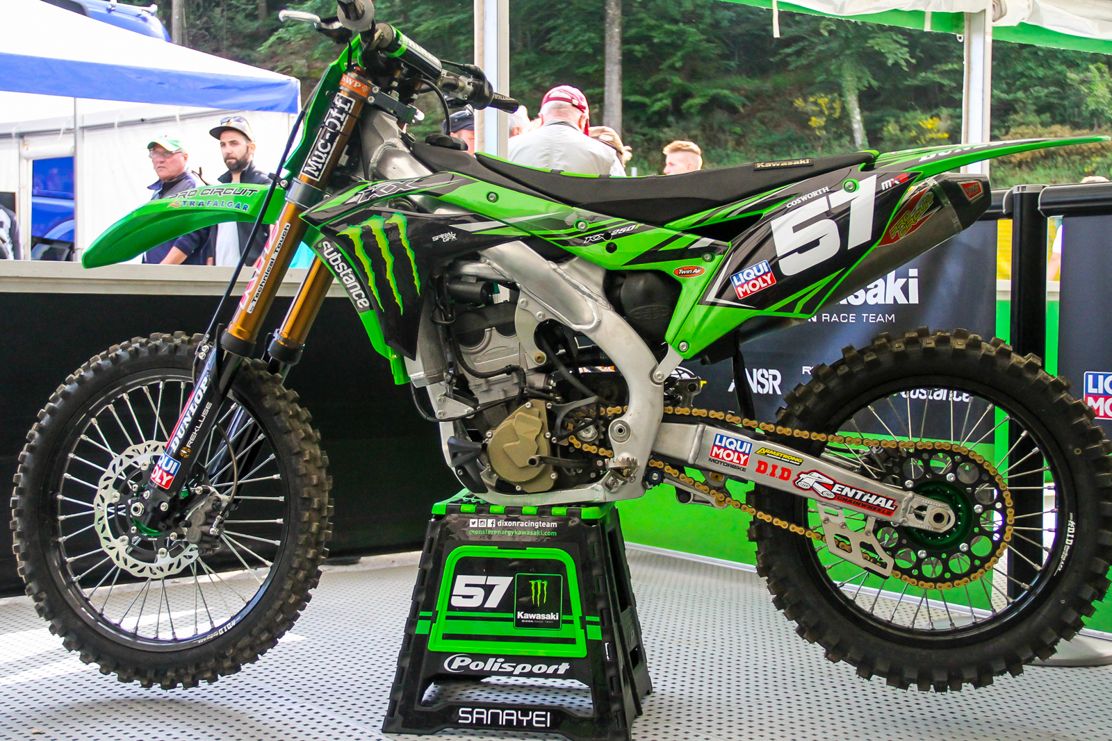 Darian Sanayei's DRT Kawasaki - Vital MX Pit Bits: 2017 MXGP of France ...