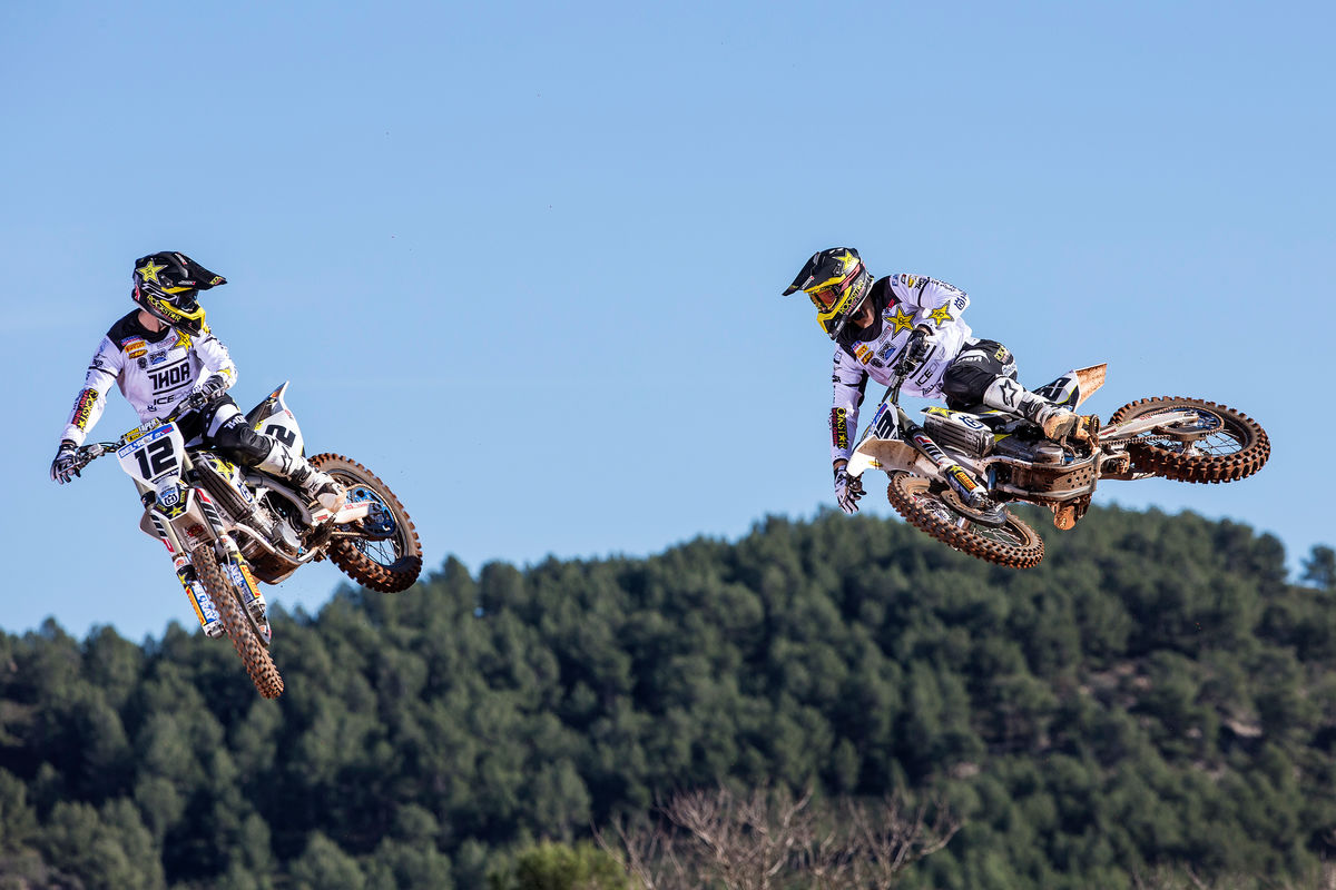 Max Nagl and Christophe Charlier - First Look: 2016 Rockstar Energy ...
