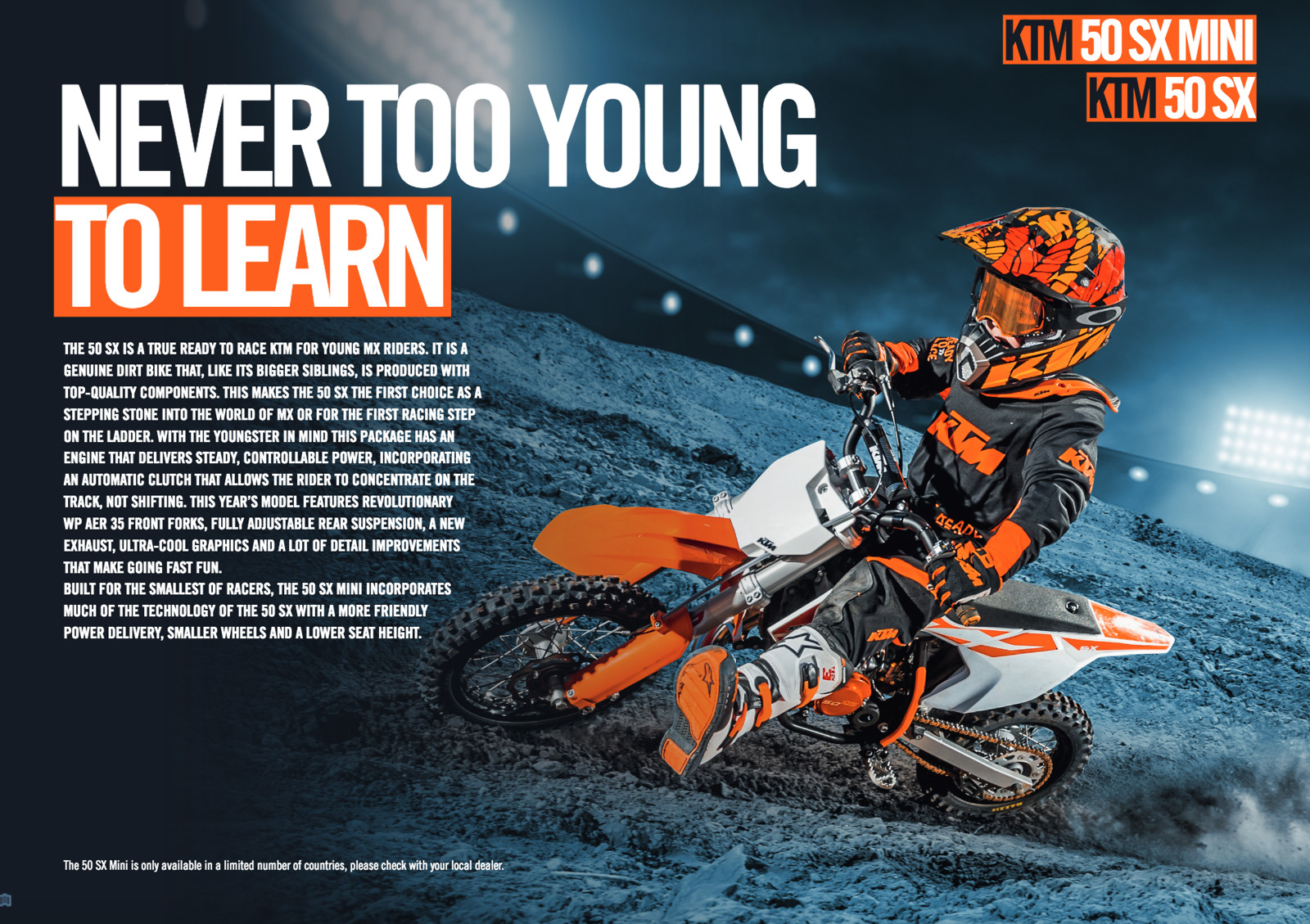 2017 KTM Mini SX Model Line Overview - First Look: 2017 KTM 50 SX, 65 ...