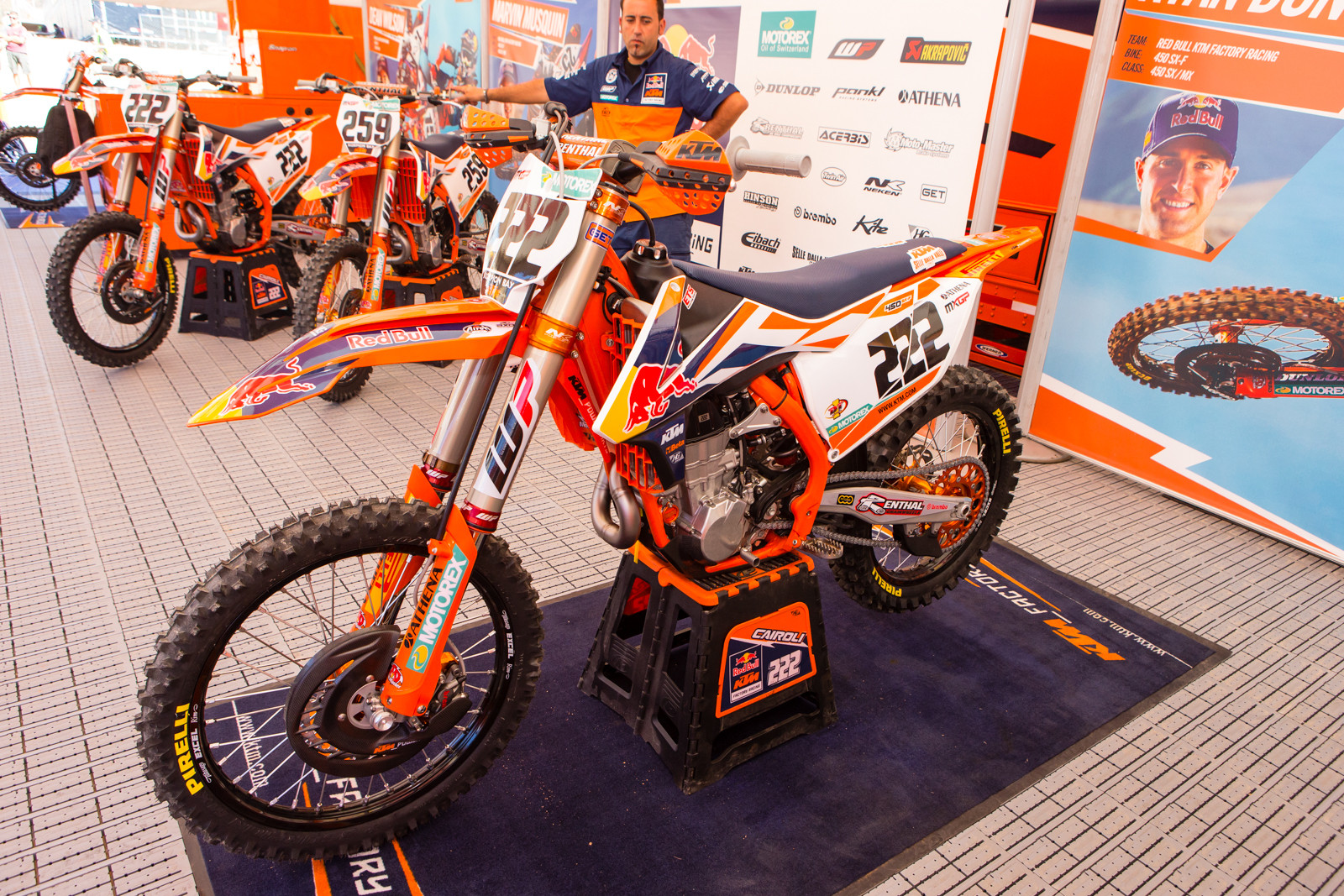 Tony Cairoli's Red Bull KTM 450 SX-F - Vital MX Pit Bits: 2016 MXGP of ...