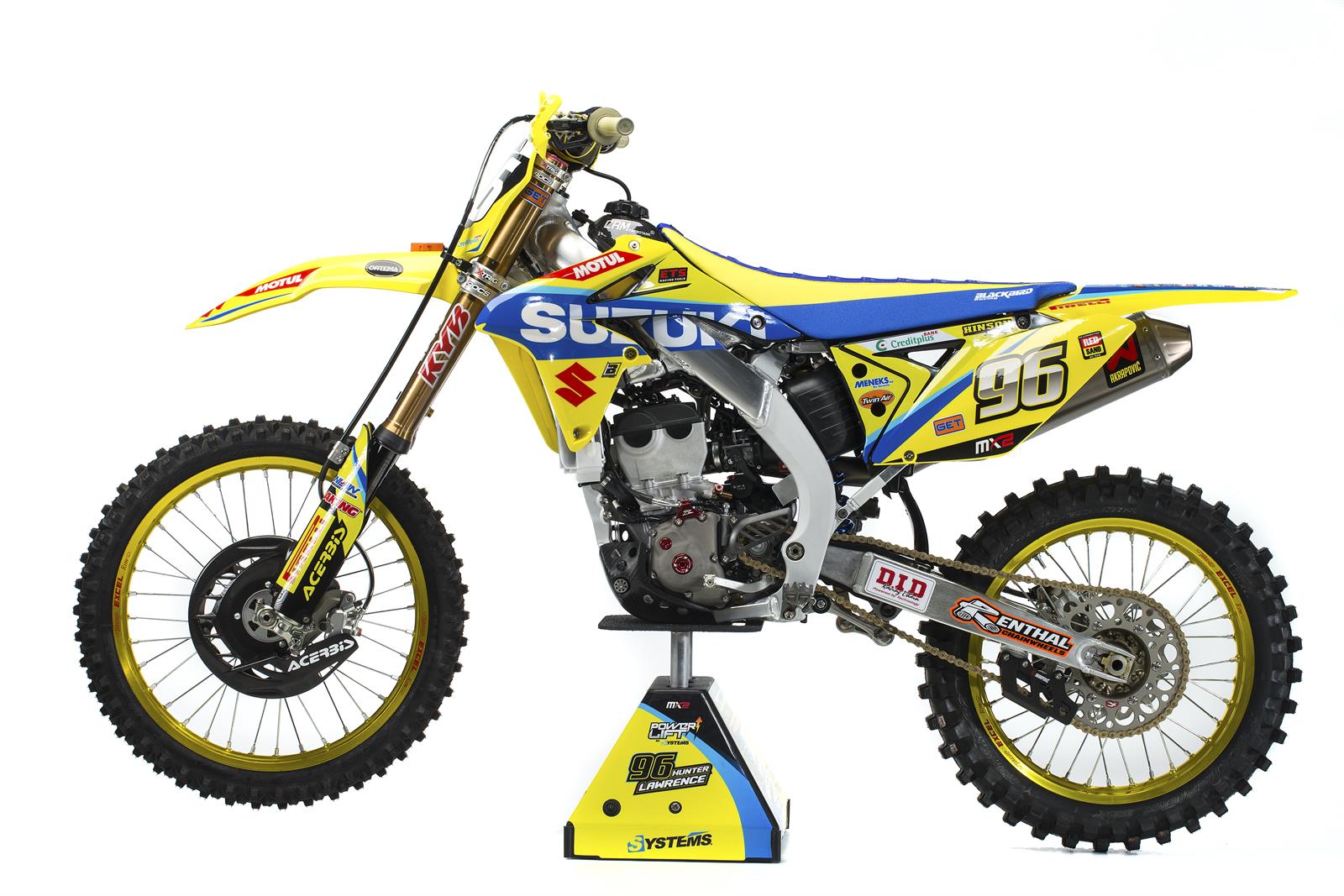 Hunter Lawrence's 2017 Suzuki World MX2 RM-Z250 - First Look: 2017 ...