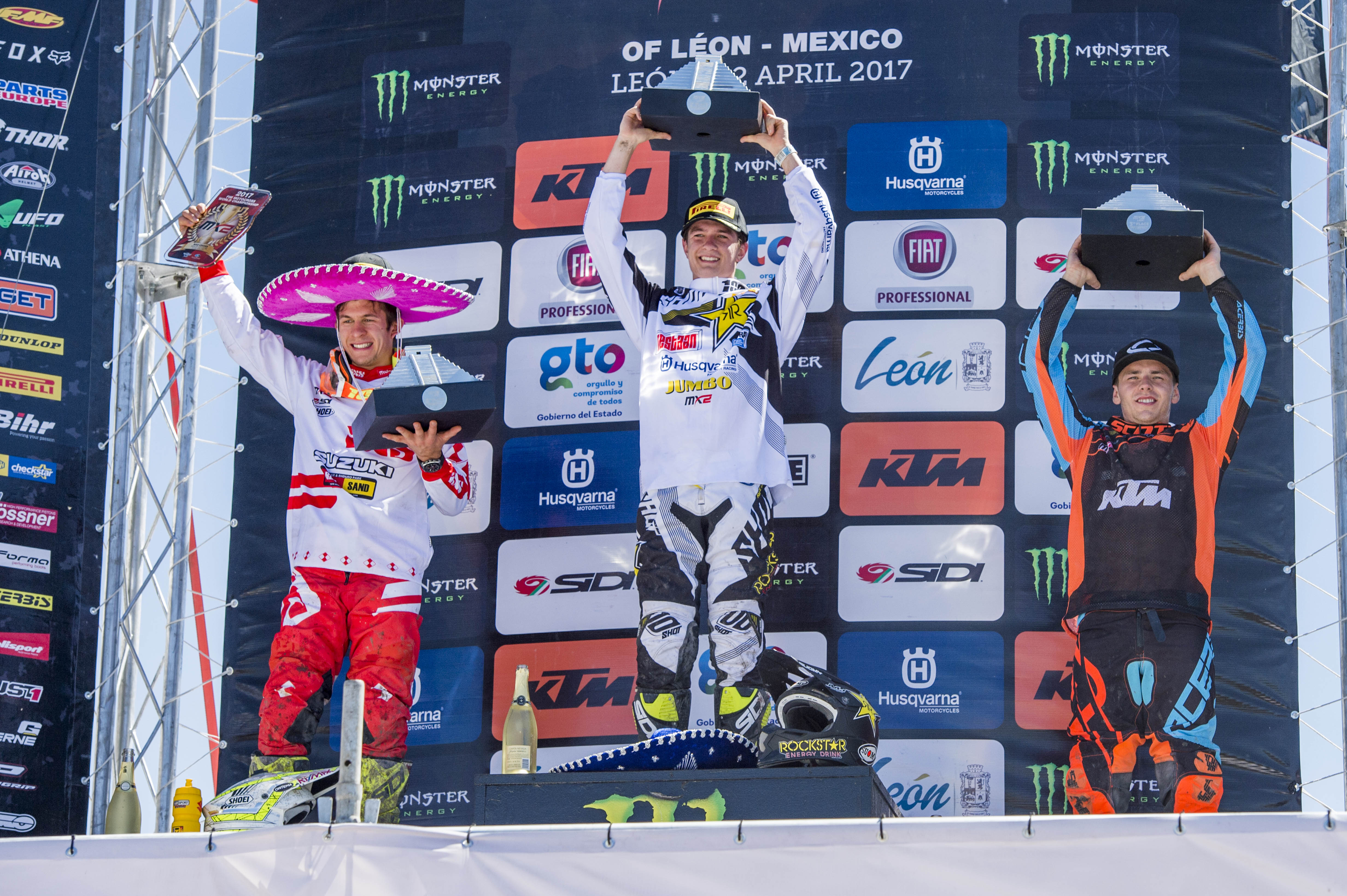 MX2 Mexico GP Podium - Photo Blast: 2017 MXGP of Mexico - Motocross ...