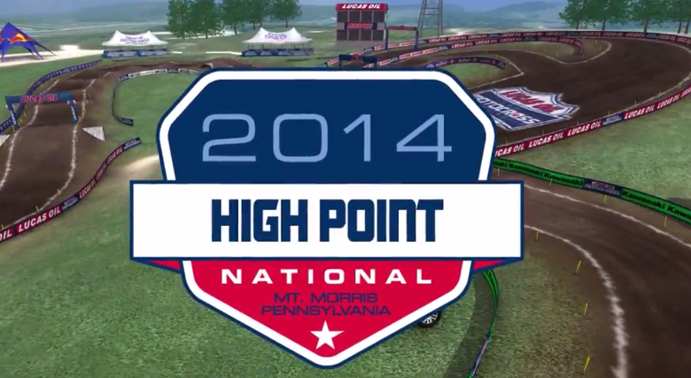 2014 High Point Animated Track Map - ML512 - Motocross Videos - Vital MX