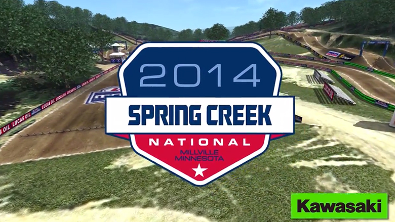 2014 Spring Creek Motocross Track Map - ML512 - Motocross Videos - Vital MX