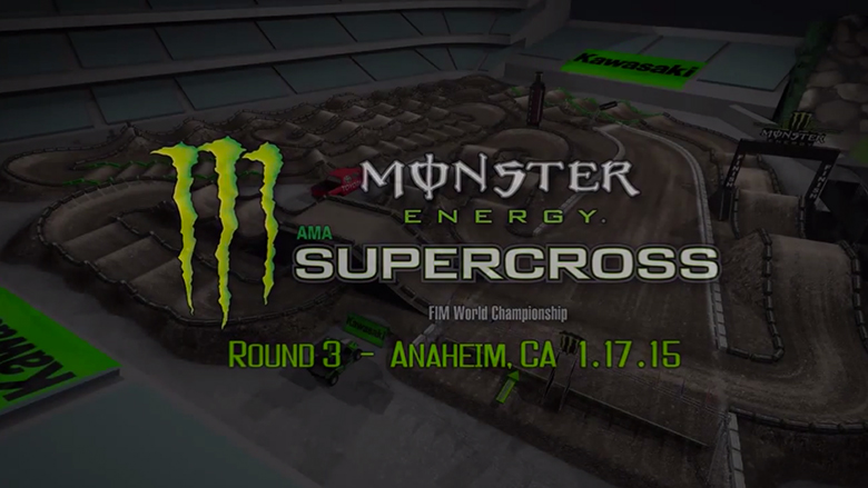 2015 Anaheim 2 Supercross Track Map - ML512 - Motocross Videos - Vital MX