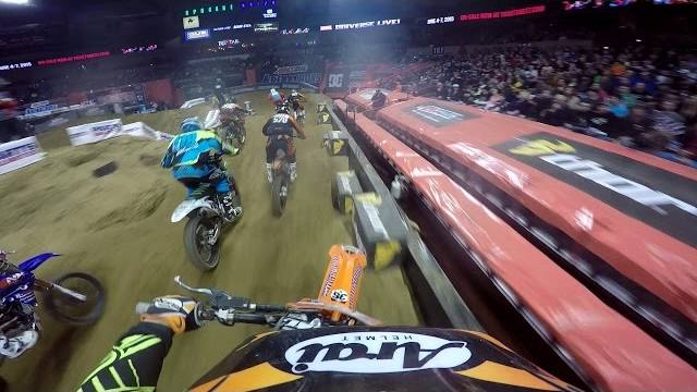 Onboard: Daniel Blair 2015 Spokane Arenacross - ML512 - Motocross ...