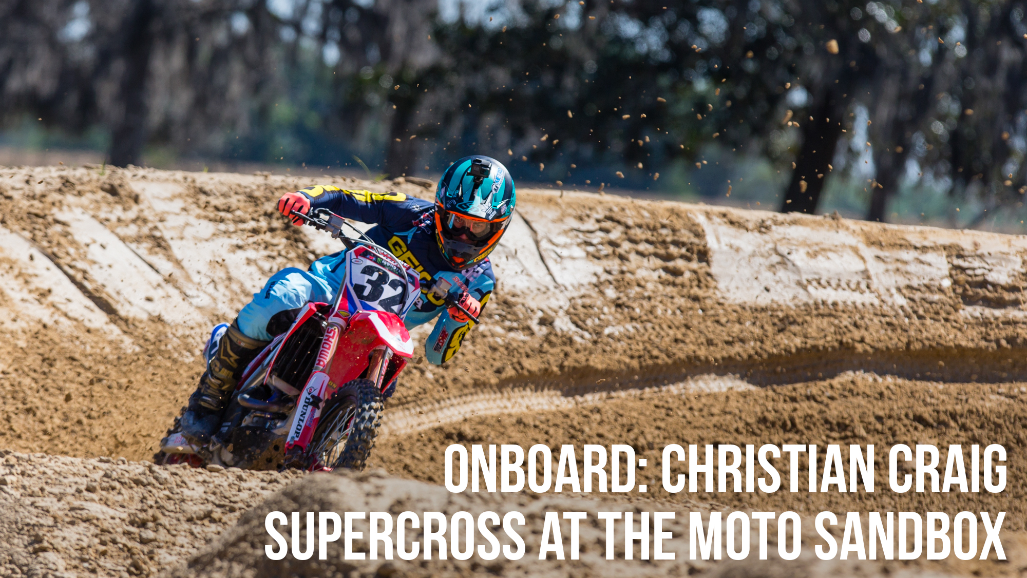 Onboard: Christian Craig - Supercross at the Moto Sandbox - Motocross ...