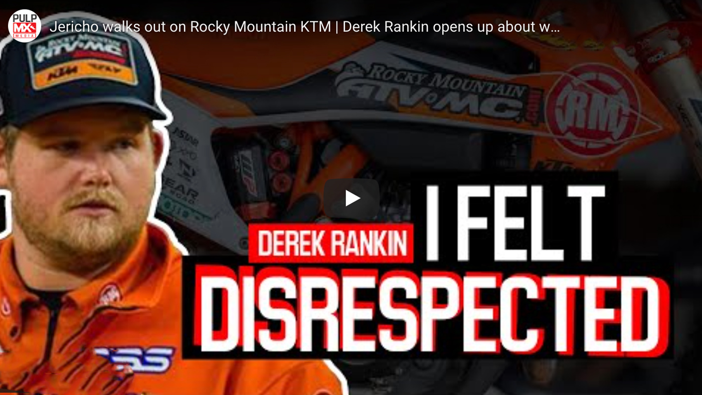 Derek Rankin Walks Out on Rocky Mountain KTM | Opens Up About Why He ...