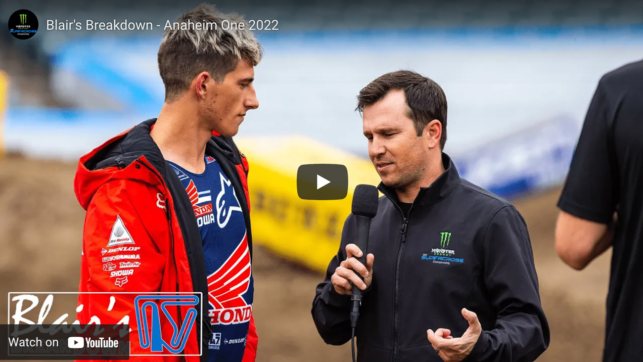Daniel Blair's Breakdown - Anaheim One Supercross 2022 - ML512 ...