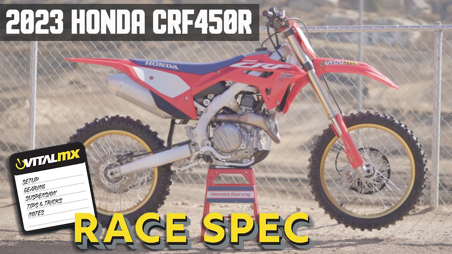 RACE SPEC: 2023 Honda CRF450R - Motocross Videos - Vital MX