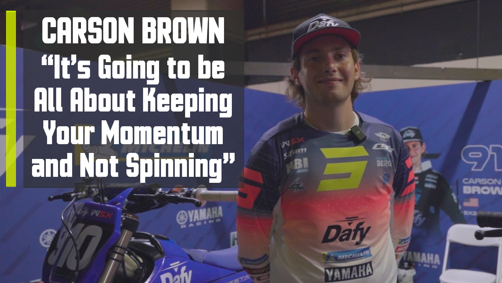 Carson Brown on the Cardiff World Supercross Track Compared to an AMA ...