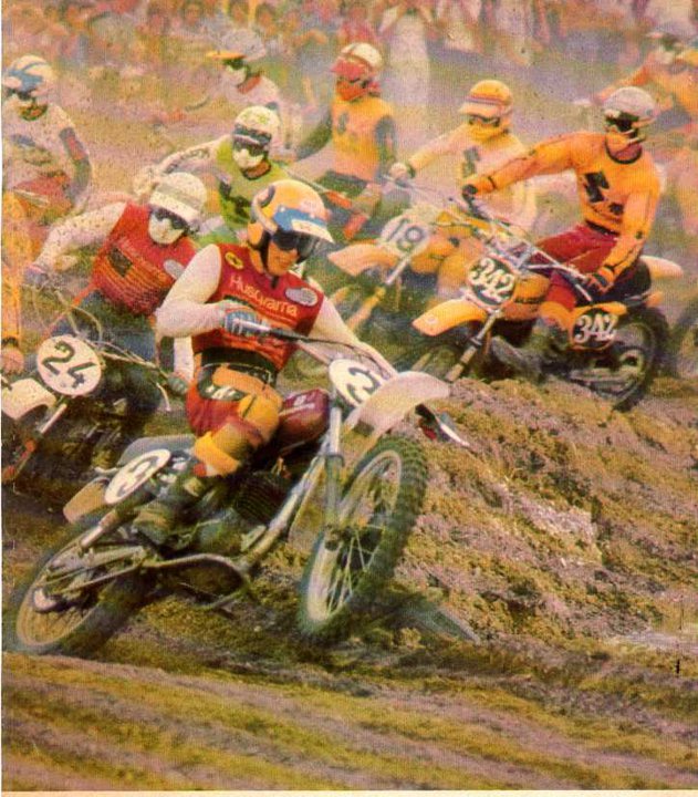 Kent Howerton and Brad Lackey in 1976 - Stoneface - Motocross Pictures ...