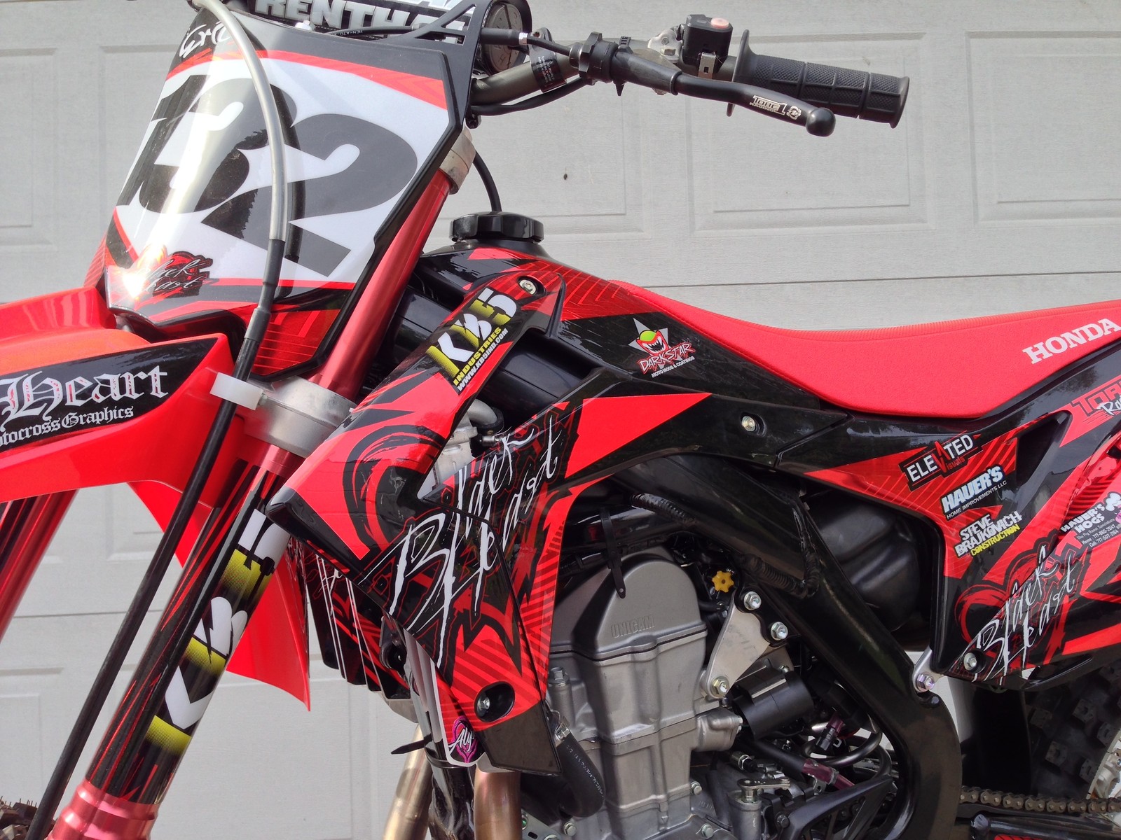 Black Heart MX graphics - blackheartmx's Bike Check - Vital MX