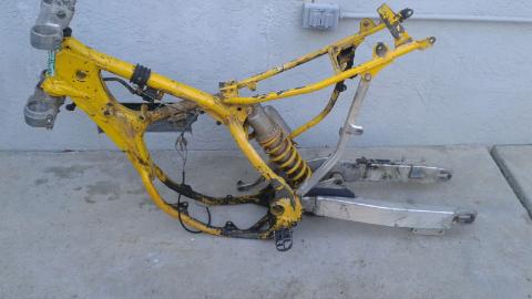1991 Suzuki RM125 Frame Swingarm Shock Triple Clamps - Mixon848 ...