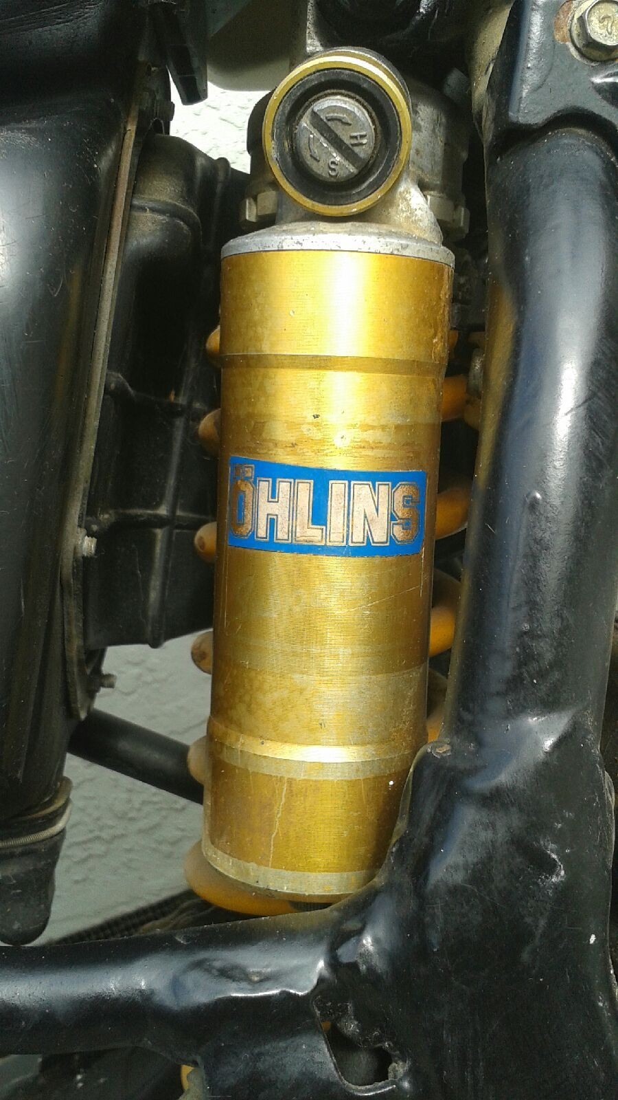 1990 Yamaha YZ360 Ohlins Shock - Mixon848 - Motocross Pictures - Vital MX