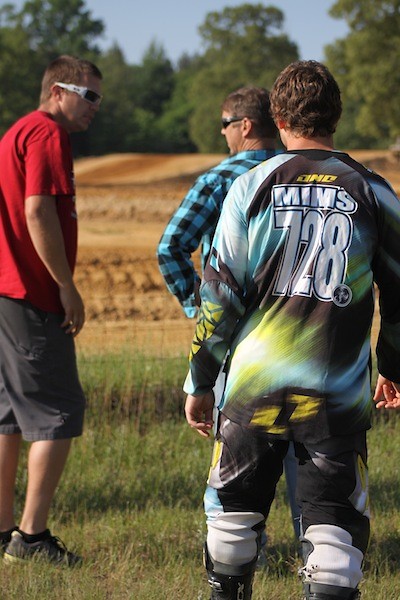 Hunter Mims with Alan Burton (mechanic) and Mike Mims (dad ...