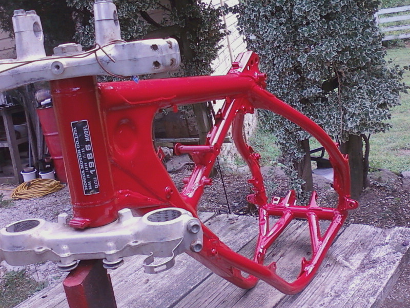 1986 cr125r frame 1 - Jeremy_Cook - Motocross Pictures - Vital MX