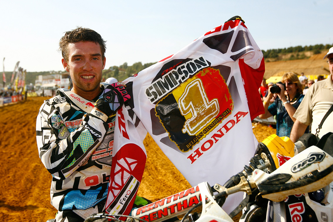 Shaun Simpson Belgian Championship Win - Raptor Titanium - Motocross ...