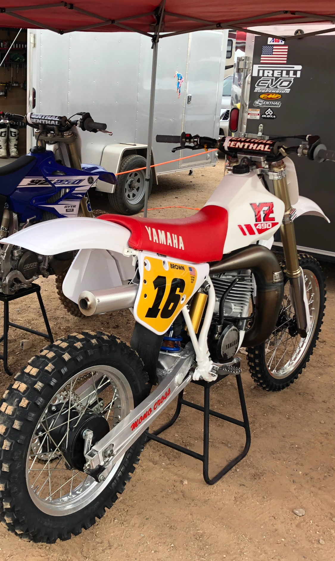 '89 Yamaha YZ490 - brownmrr - Motocross Pictures - Vital MX