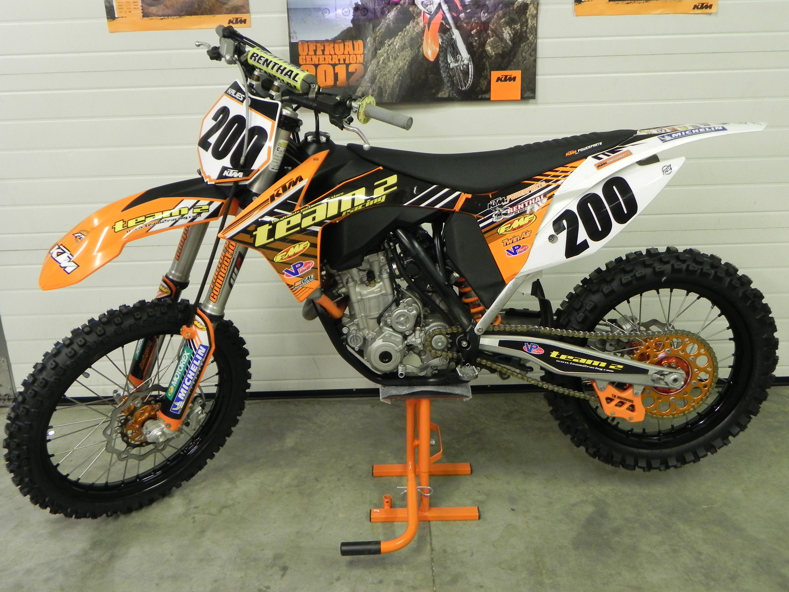 Team 2 Racing's 2012 KTM SXF350 WEAPON - ktmpartsdirect.com - Motocross ...