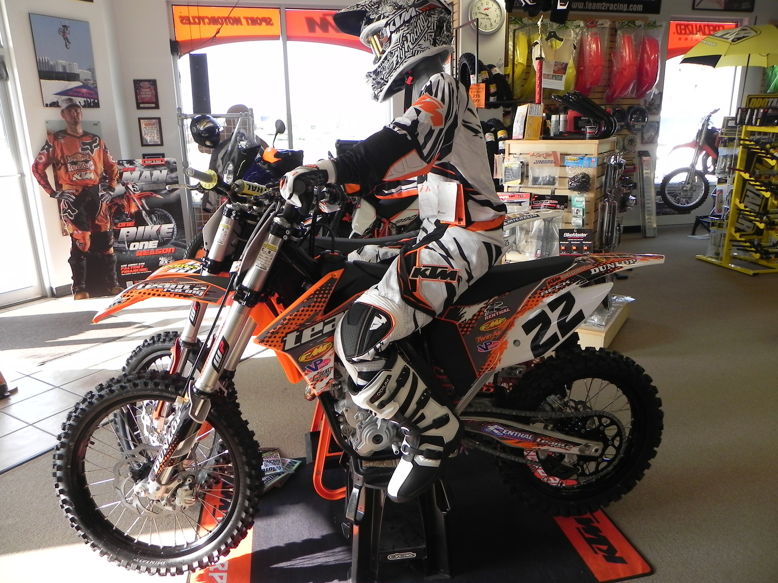 Team bikes ktmpartsdirect.com / Team 2 Racing - ktmpartsdirect.com ...