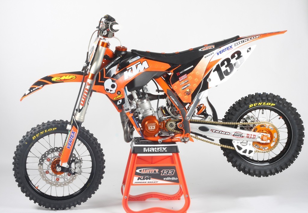 Jordan Bailey's Orange Brigade KTM 85 - WMR Nihilo's Bike Check - Vital MX