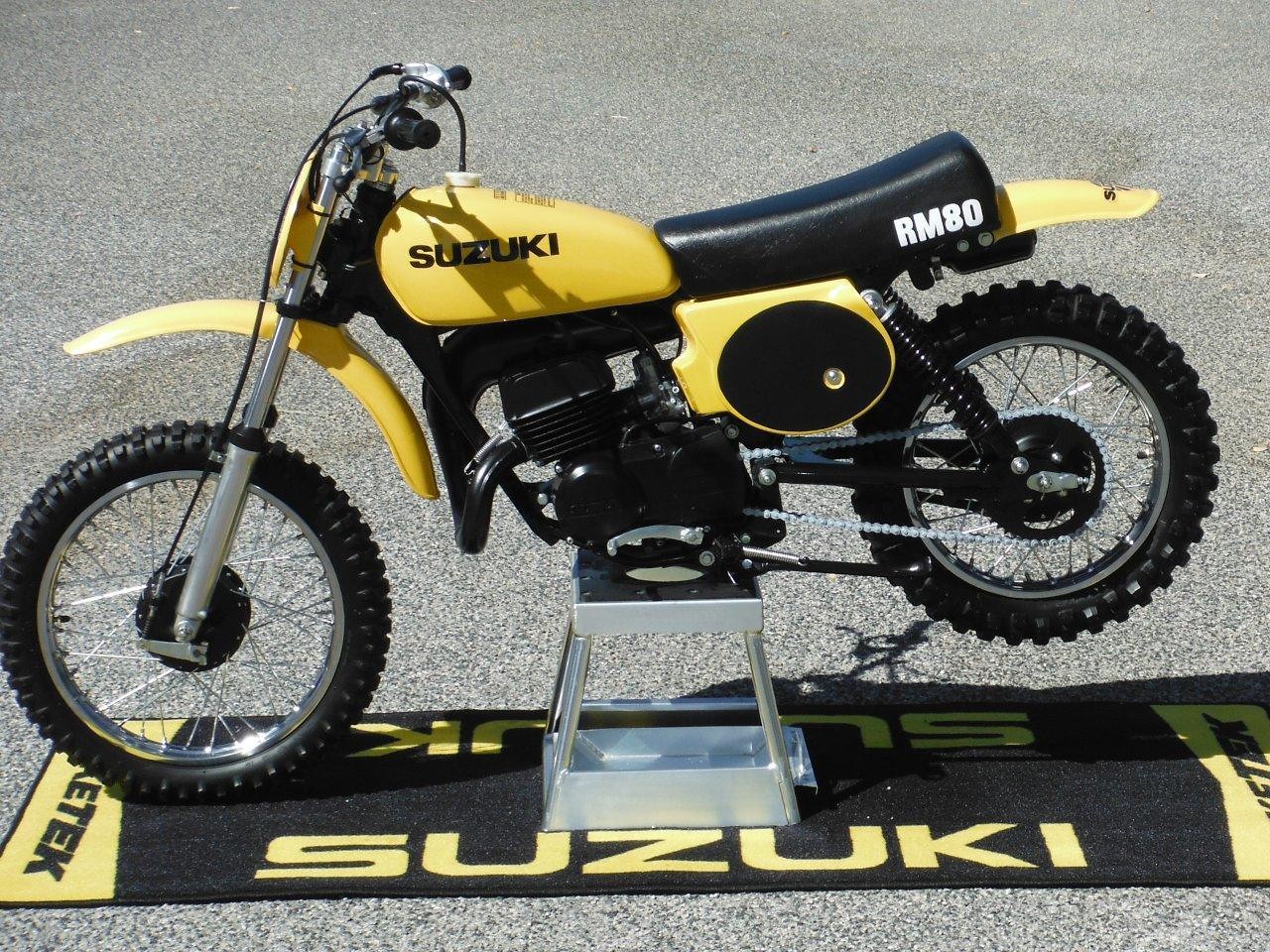 1977 Suzuki RM80B - Dick Trickle's Bike Check - Vital MX
