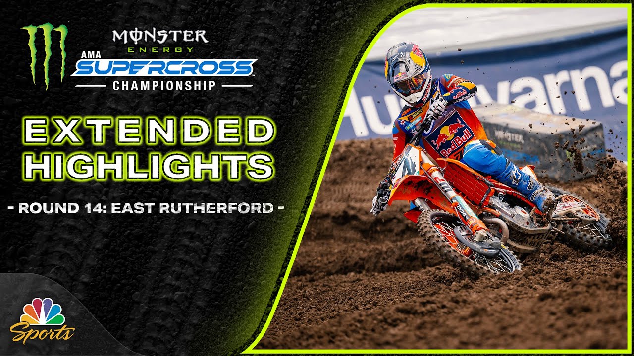 Video Highlights | 2025 East Rutherford Supercross - GD2 - Motocross ...