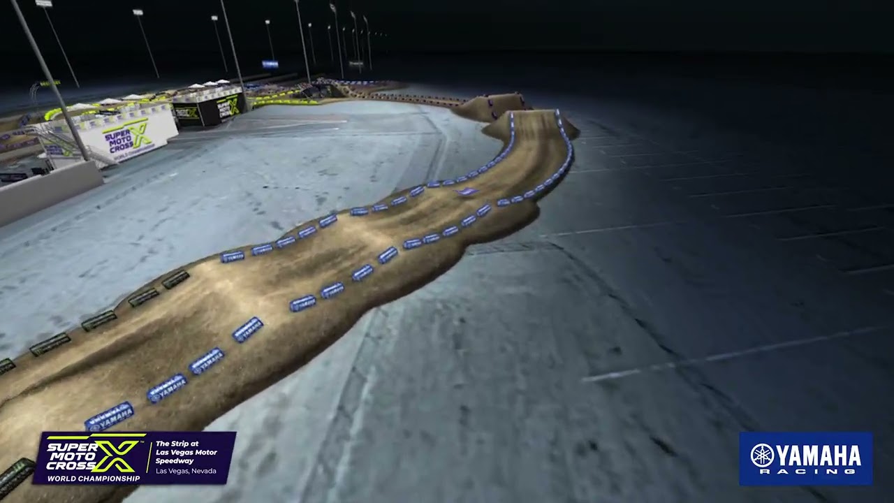 Animated Track Map | 2025 Las Vegas SMX Finals - GD2 - Motocross Videos ...