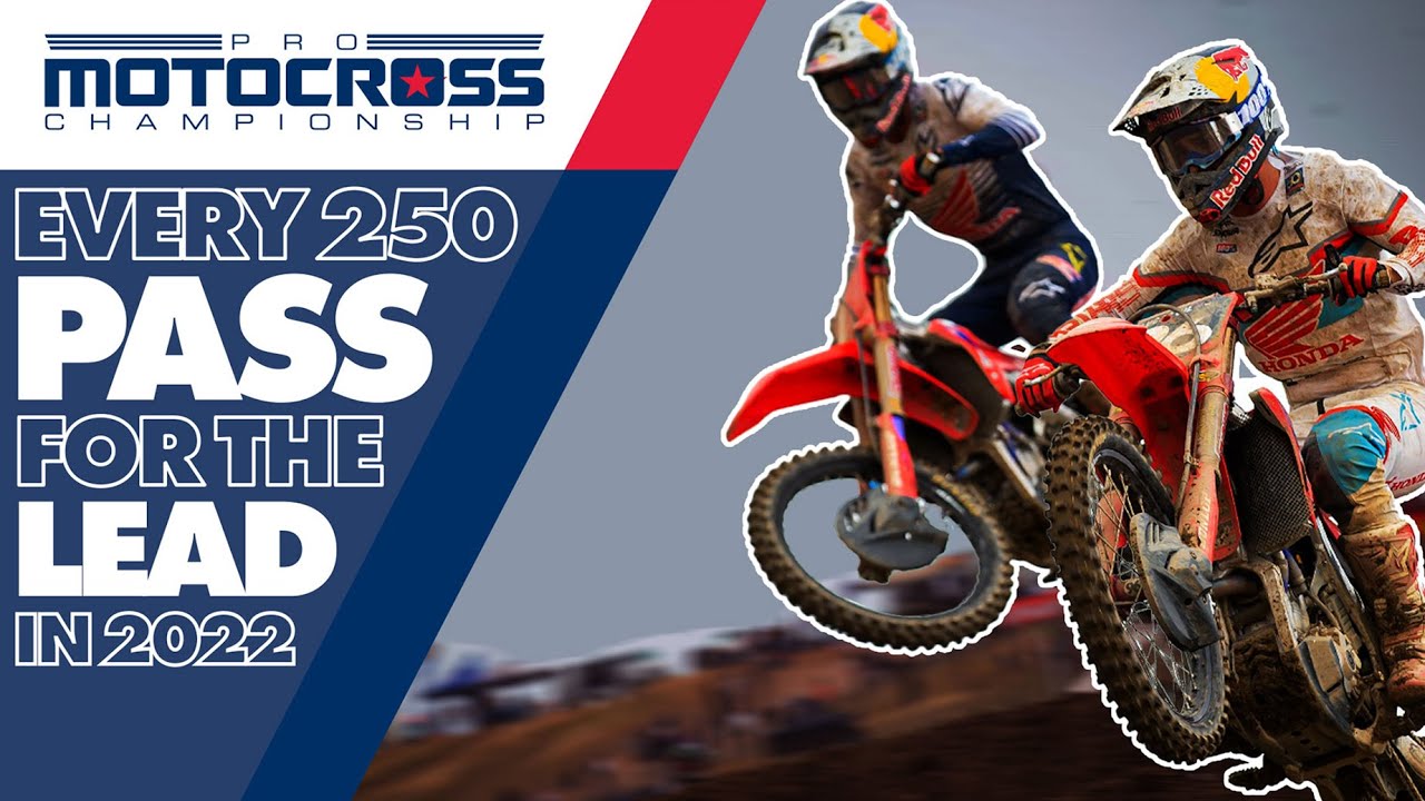Watch: Every 250 Class Pass For the Lead in 2022 Pro Motocross - GD2 ...