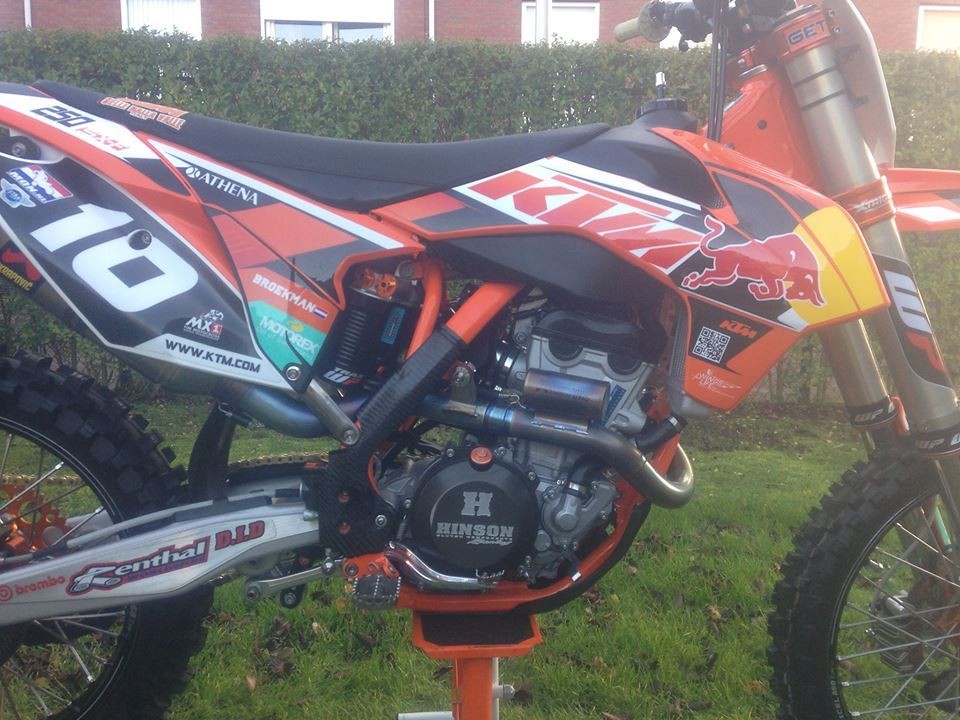 KTM 250 SXF 2014 Factory bike - broekman's Bike Check - Vital MX
