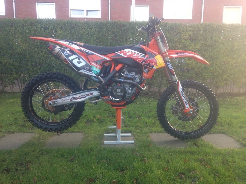 KTM 250 SXF 2014 Factory bike - broekman's Bike Check - Vital MX