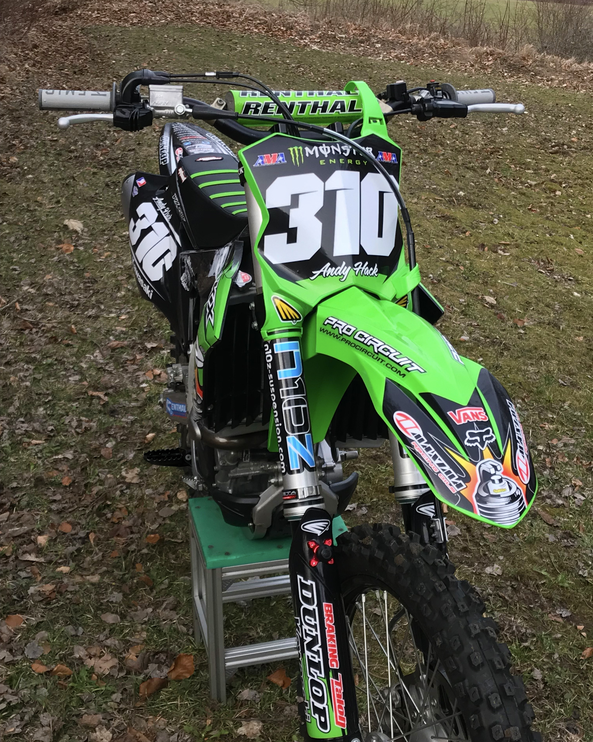 Kawasaki KX250F 2017 SplitFire - AndyHack's Bike Check - Vital MX