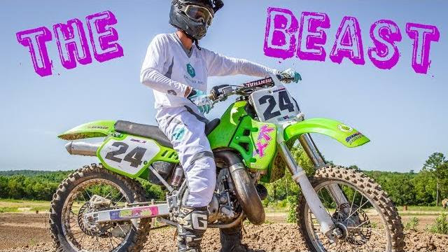 THE BEAST: Carter Stephenson on a KX500 - GD2 - Motocross Videos - Vital MX