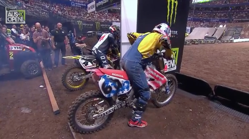 Ronnie Mac vs. Ricky Carmichael - 2017 AUS-X Open - GD2 - Motocross ...