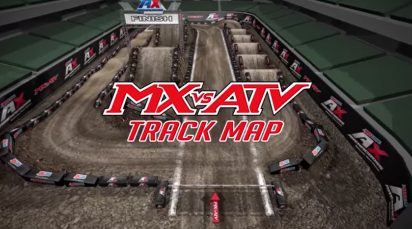 2018 Greensboro Arenacross - Animated Track Map - GD2 - Motocross ...