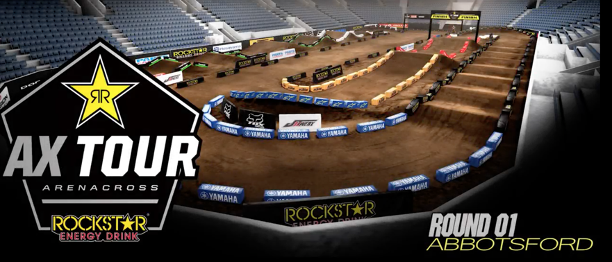 2018 Abbotsford Canadian Arenacross - Animated Track Map - GD2 ...