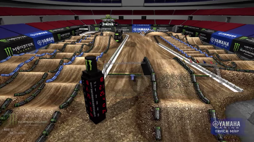 2018 St. Louis Supercross: Animated Track Map - GD2 - Motocross Videos ...