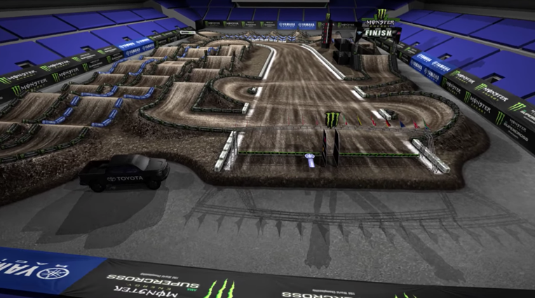 2018 Seattle Supercross - Animated Track Map - GD2 - Motocross Videos ...
