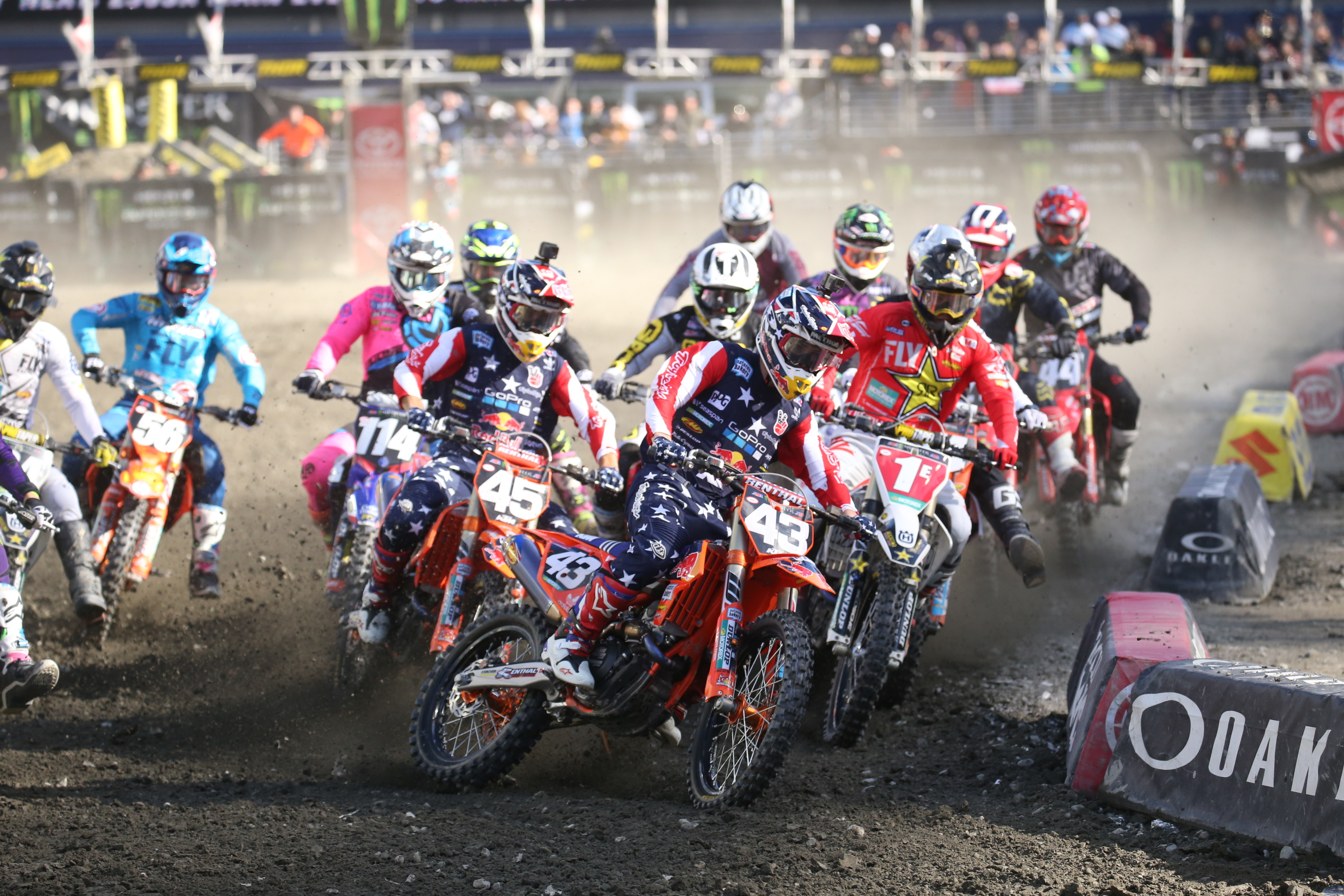 2018 Foxborough Supercross: 250 Main Event Highlights - GD2 - Motocross ...