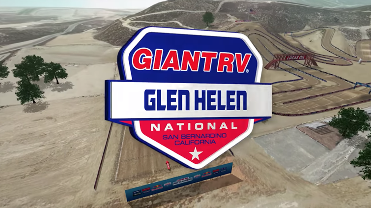 2018 Glen Helen Motocross National - Animated Track Map - GD2 ...