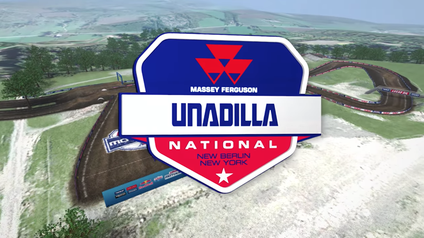 2018 Unadilla Motocross National - Animated Track Map - GD2 - Motocross ...