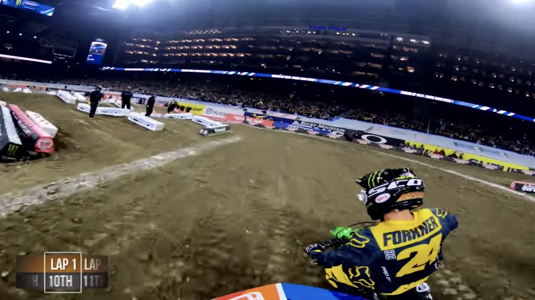 Onboard: Jordon Smith - 2019 Detroit Supercross - GD2 - Motocross ...