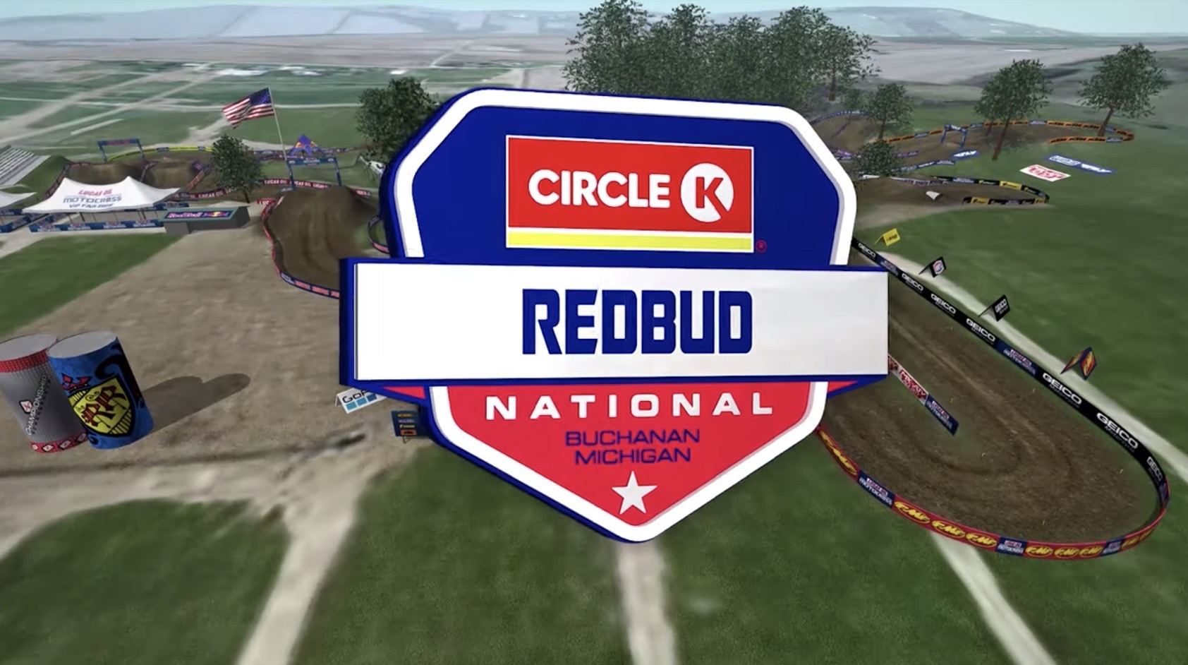 2019 RedBud Motocross National - Animated Track Map - GD2 - Motocross ...