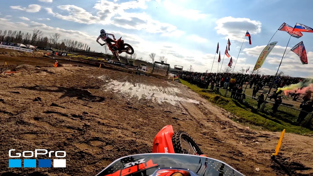 Onboard: Tim Gajser, Jeremy Seewer, Jago Geerts, and Ruben Fernandez ...