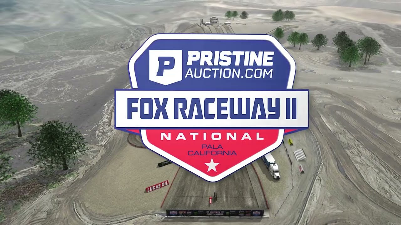 Animated Track Map: 2022 Fox Raceway 2 Motocross National - GD2 - Motocross Videos - Vital MX