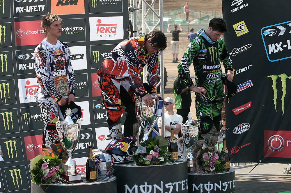 MX2 podium - Dutch GP racing photos - Motocross Pictures - Vital MX