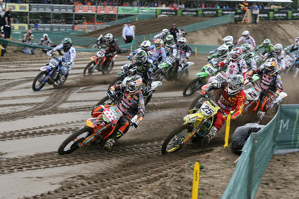 MX1 moto 1 start - Grand Prix of Belgium Sunday Racing - Motocross ...